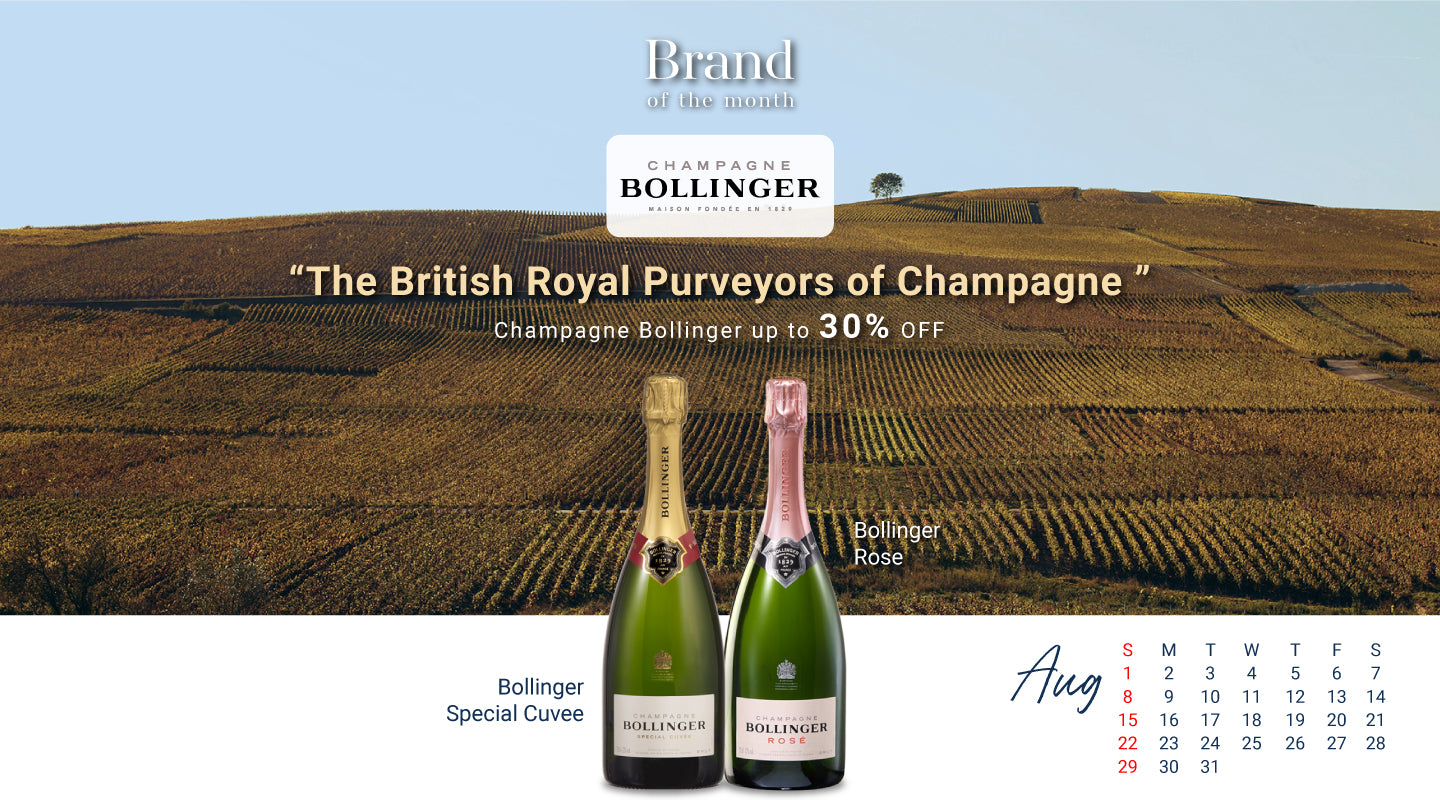 Brand of the Month - Bollinger – Jebsen Wines and Spirits 捷成酒業