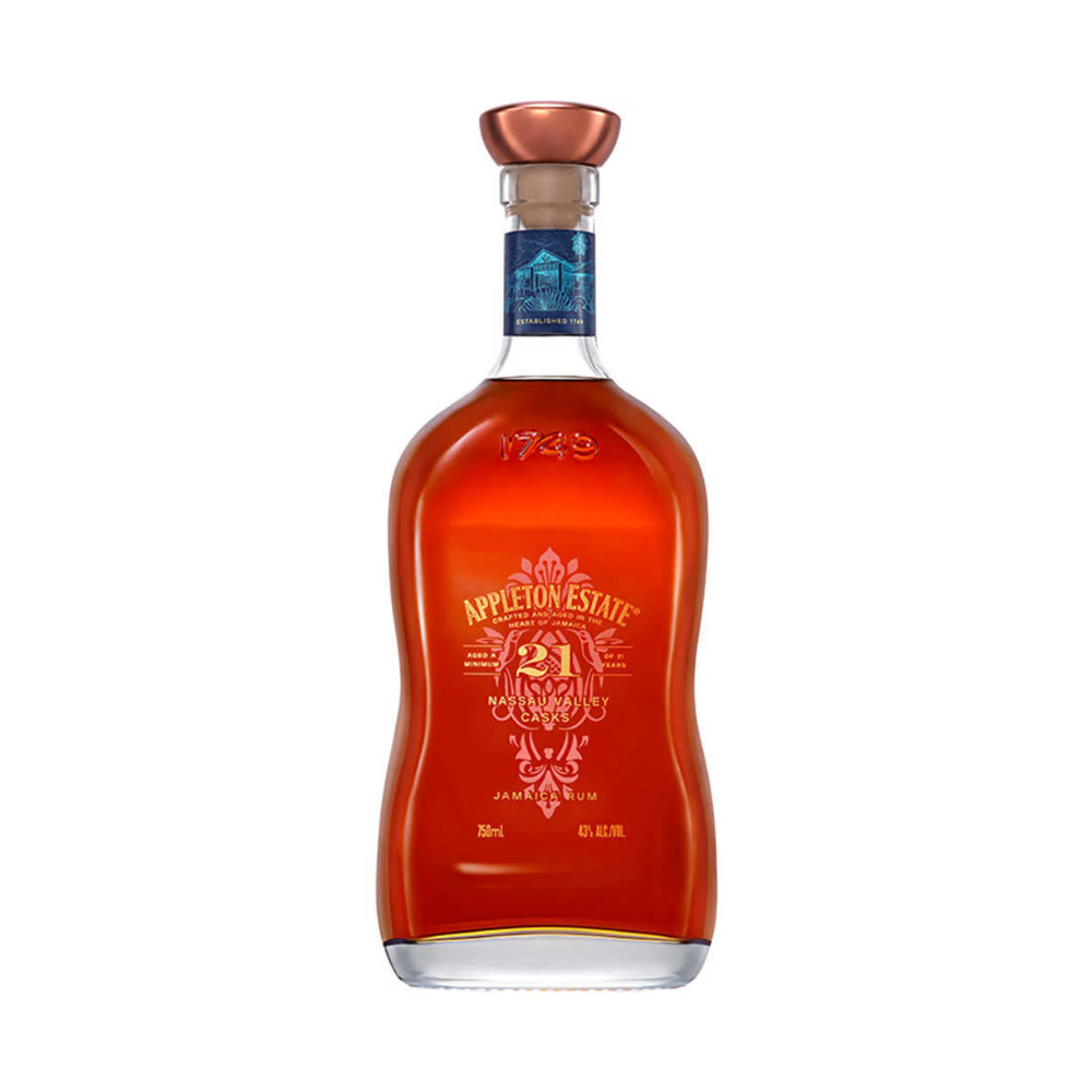 Appleton Estate Nassau Valley Cask 21 Year Old - 750ml – Jebsen Wines ...