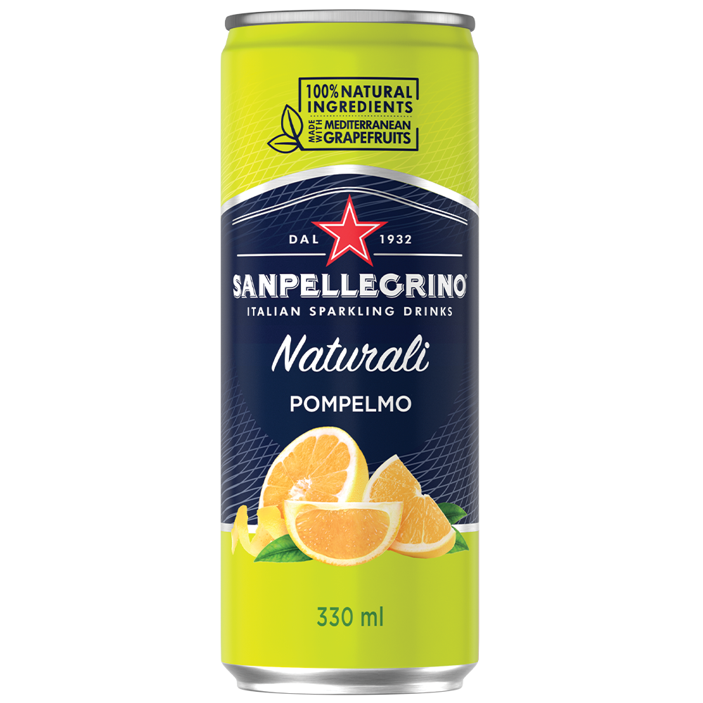 Sanpellegrino Pompelmo Sparkling Juice - 330ml x 24 (Grapefruit ...