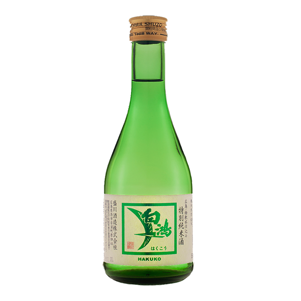 Hakuko Tokubetsu Junmai Green Label - 300ml | Chilled Delivery from ...